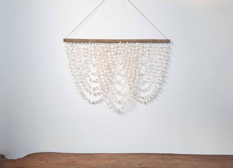 Boho Seashell Wall Hanging, Coastal Tapestry Wall Decor - Etsy