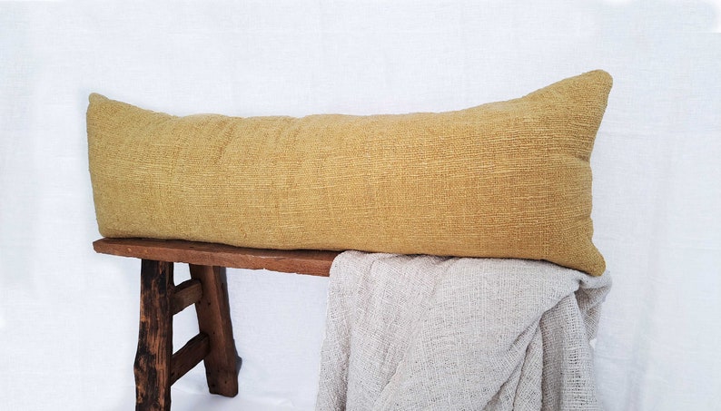 Extra Long Lumbar Cushion Cover, Long Bed Pillow, Oversized Pillow ...