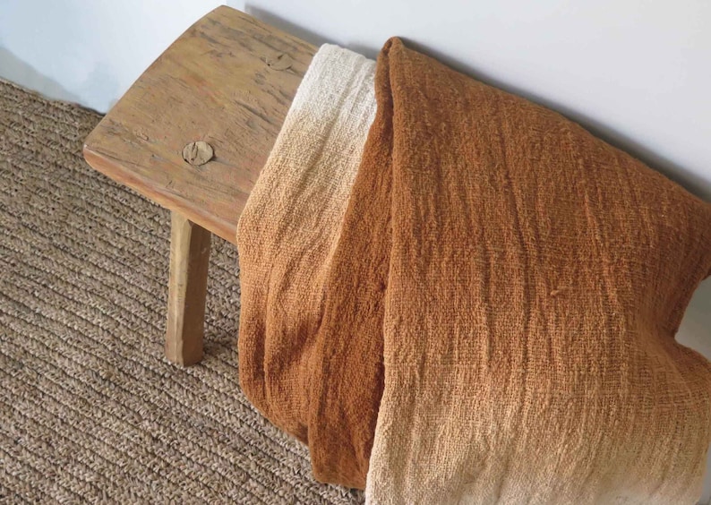 Rust Ombre Decorative Throw Blanket Couch Decor King - Etsy