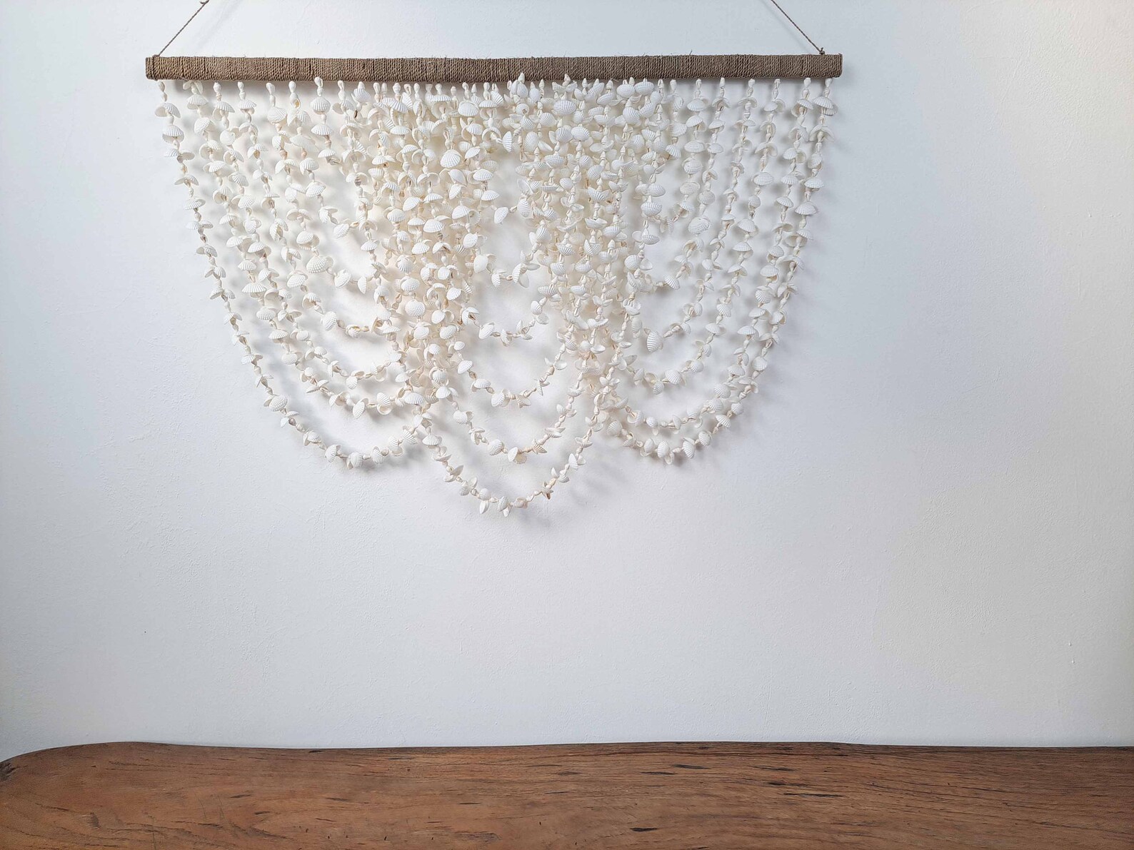 Boho Seashell Wall Hanging, Coastal Tapestry Wall Decor - Etsy