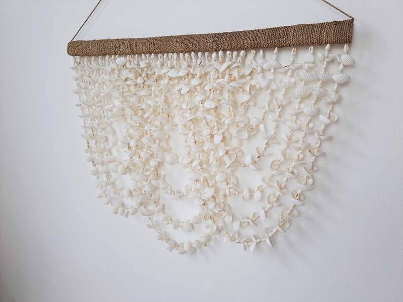 Boho Seashell Wall Hanging, Coastal Tapestry Wall Decor - Etsy