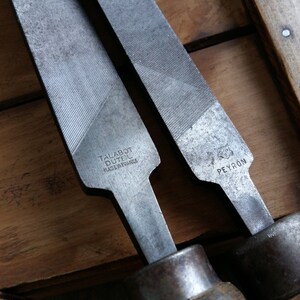 Set of EIGHT Antique/vintage Tools. Engineering Files. Industrial Tools ...