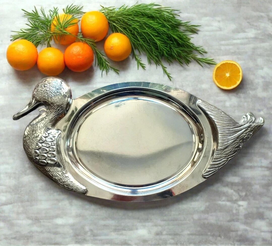 Duck Platter. Fine Dining Duck Shaped Display Platter - Etsy