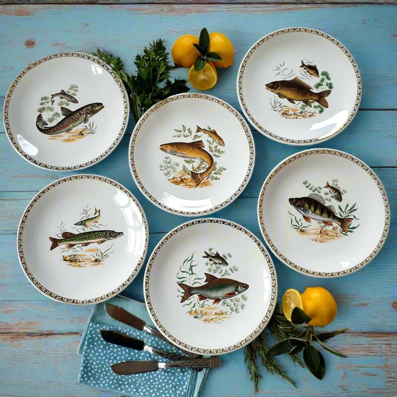 Fish Plates - Etsy