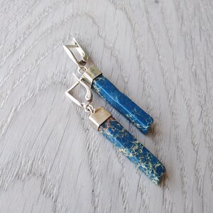 Variscite Large Blue Necklace Big Bold Necklace Stone Choker Gemstone ...