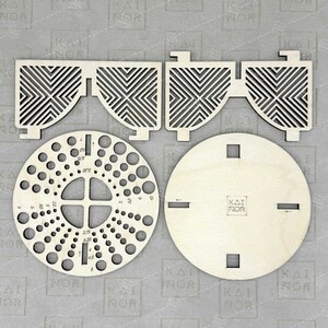 Knitting Needle Organizer Graphic, Cable Needle Holder, Crochet Hook ...