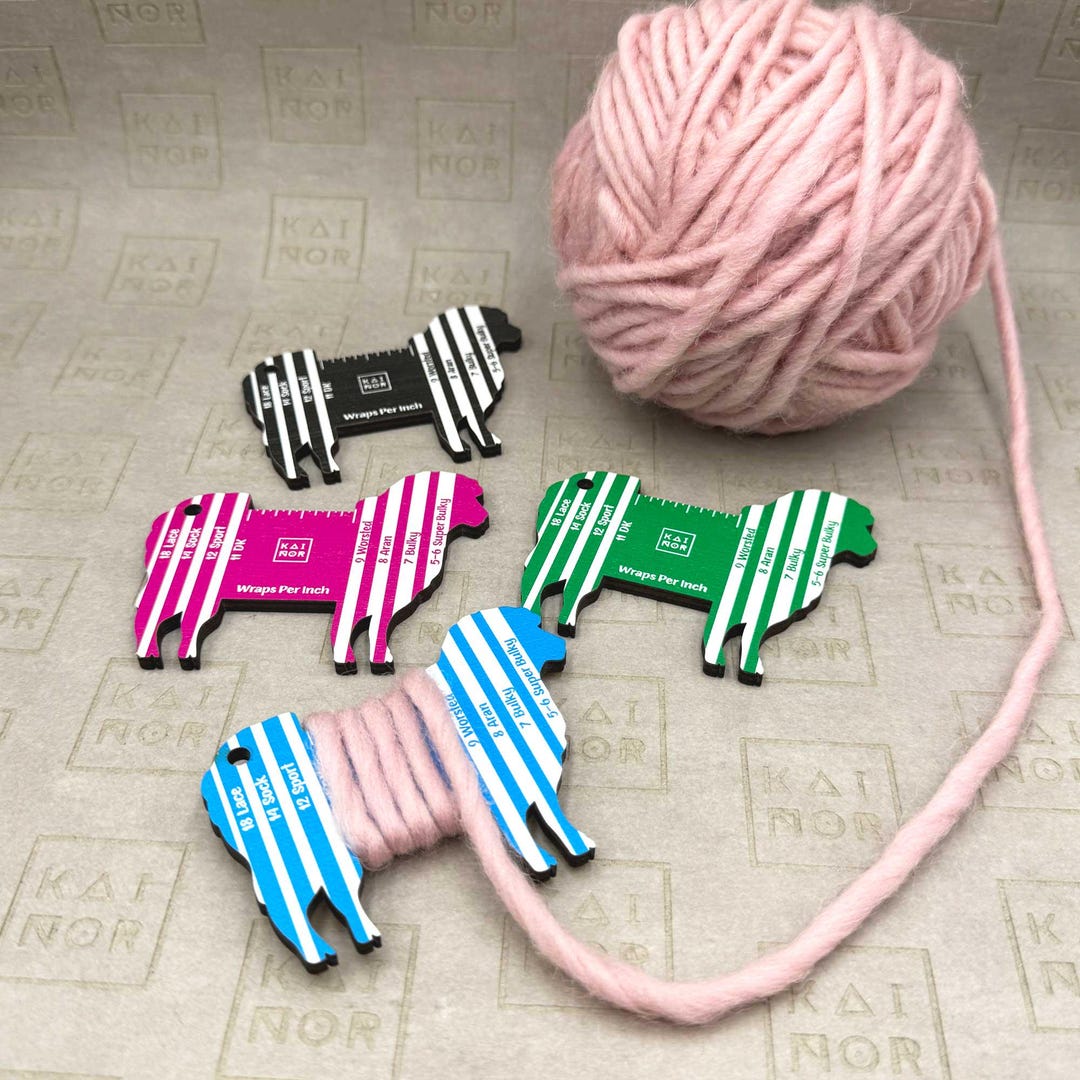 Sheep WPI Gauge: Knitter's Yarn Measuring Tool - Etsy