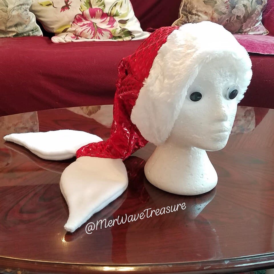 Mermaid Scale Stocking Hat. Winter Mermaid Hat. Mermaid Tail Hat ...