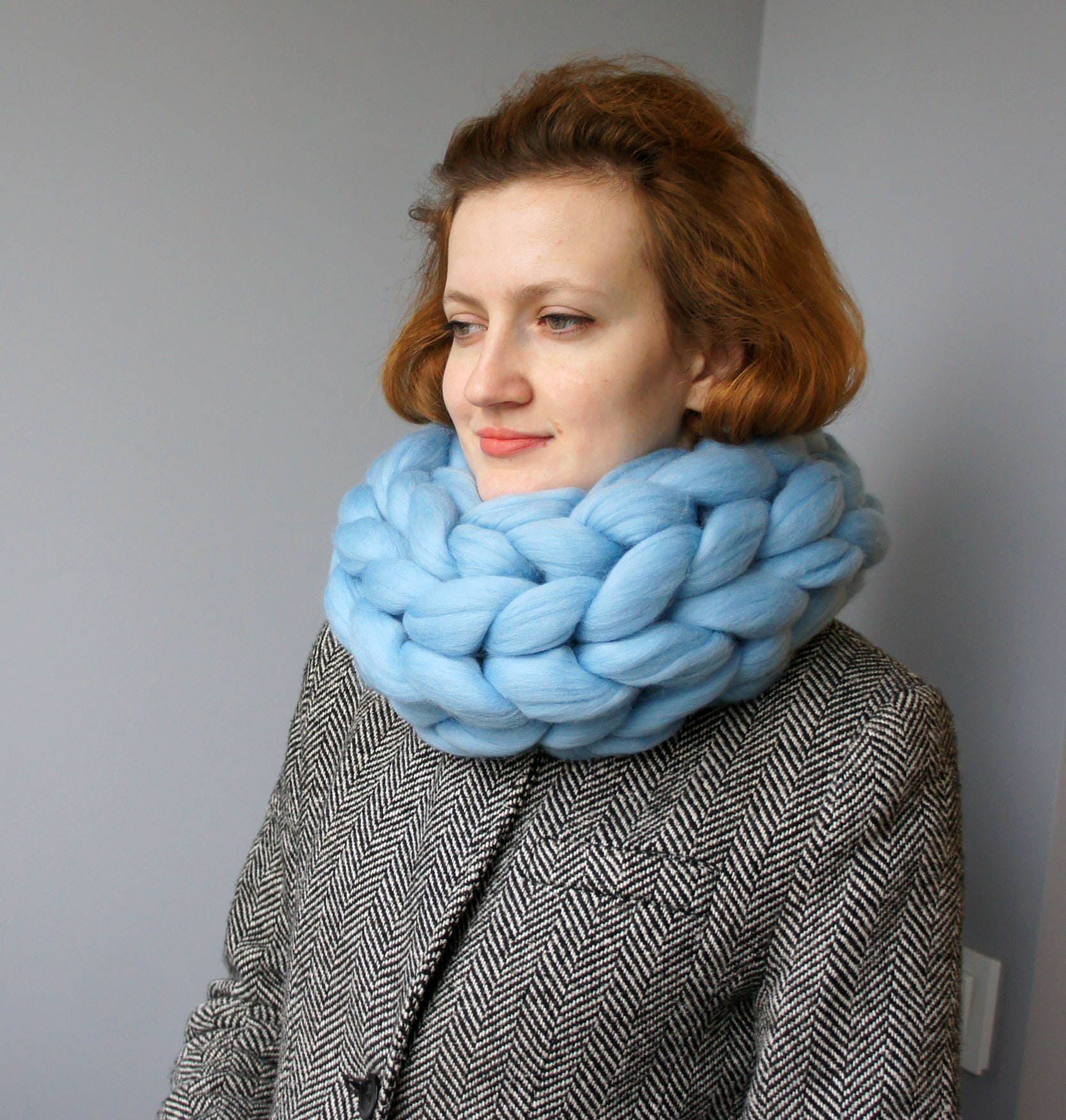 Clothing Gift Merino Wool Scarf Knit Wool Scarf Super - Etsy