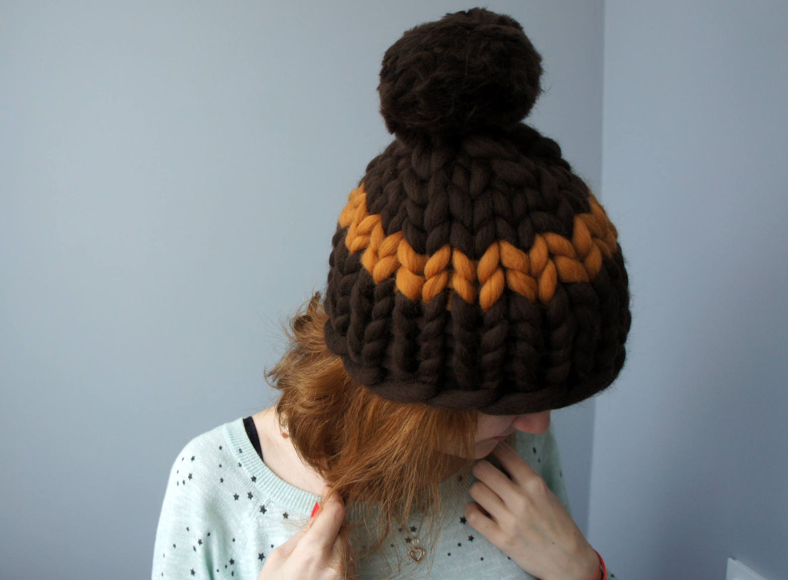 Clothing gift Merino Wool Hat Knit Wool Hat SuperChunky | Etsy