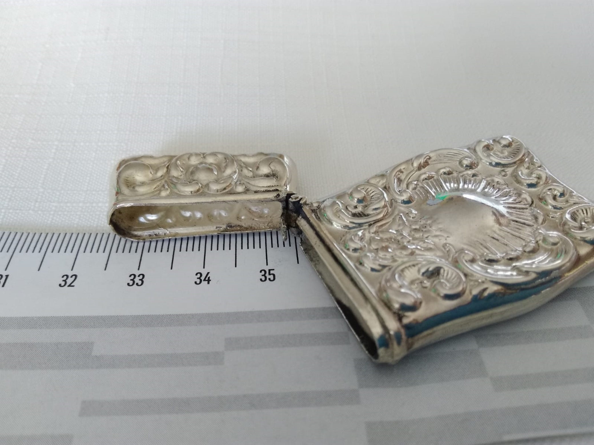 Antique Vintage 925 Silver Box Box Miniature Box/925 Silver - Etsy