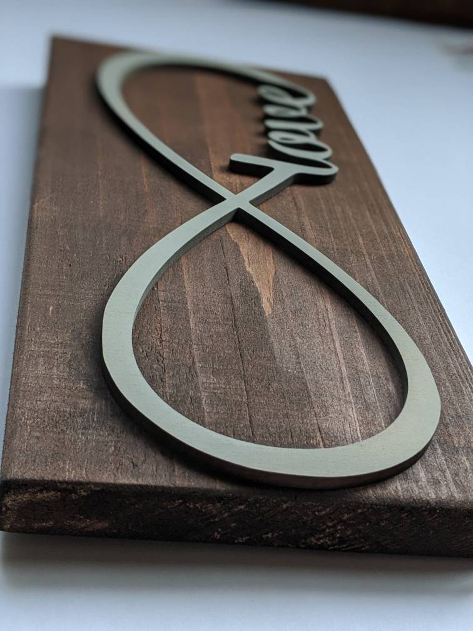 Infinity Symbol Love Wood Sign Laser Cut Wood Signs | Etsy
