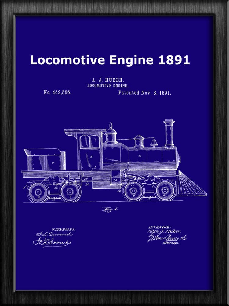 1891 Locomotive Steam Engine,steam Engine Print,steam Train,train ...
