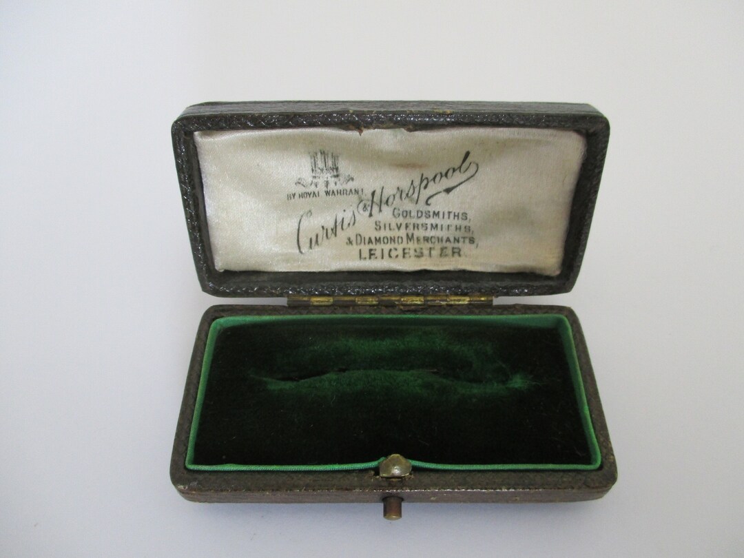 An Antique Curtis & Horspool Leicester Jewellery Box Approx. - Etsy