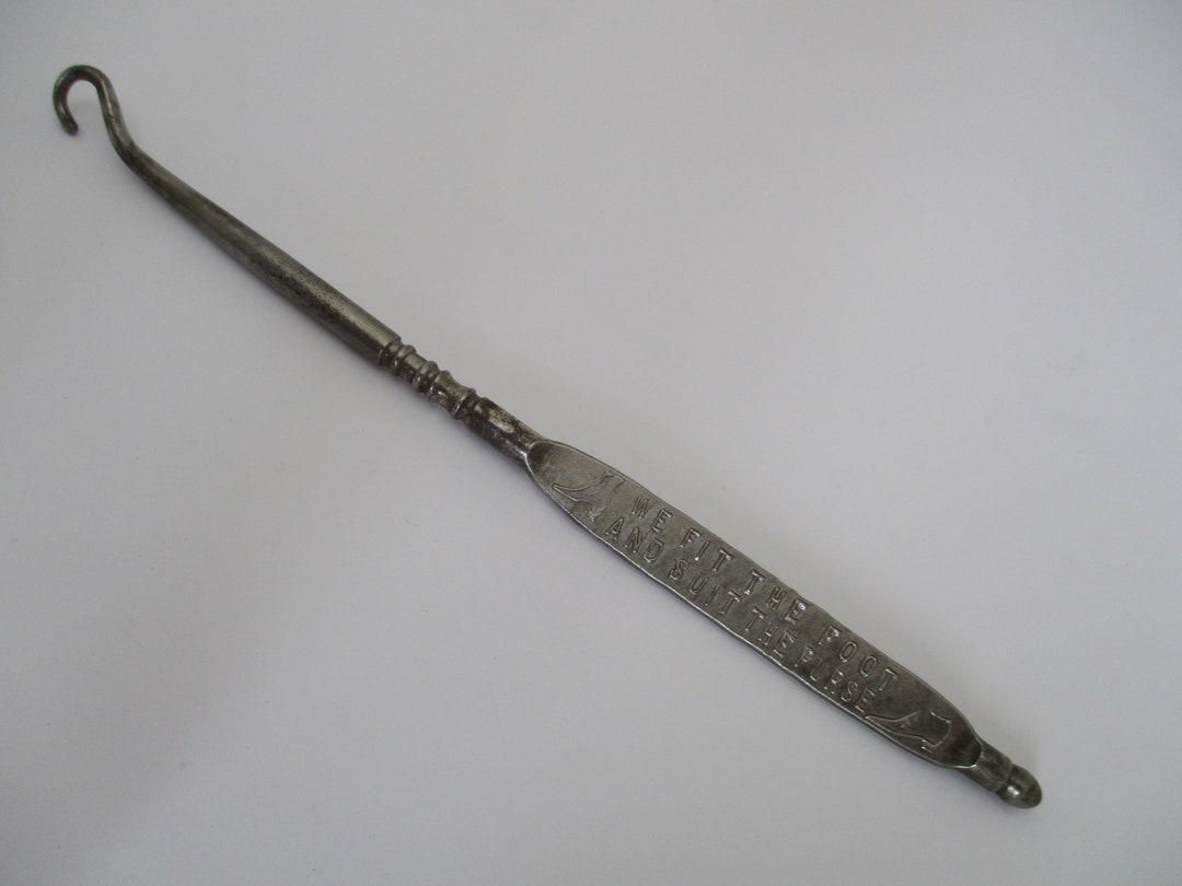 Antique Victorian Edwardian Button Hook Geo B Parker 400 Main Street ...
