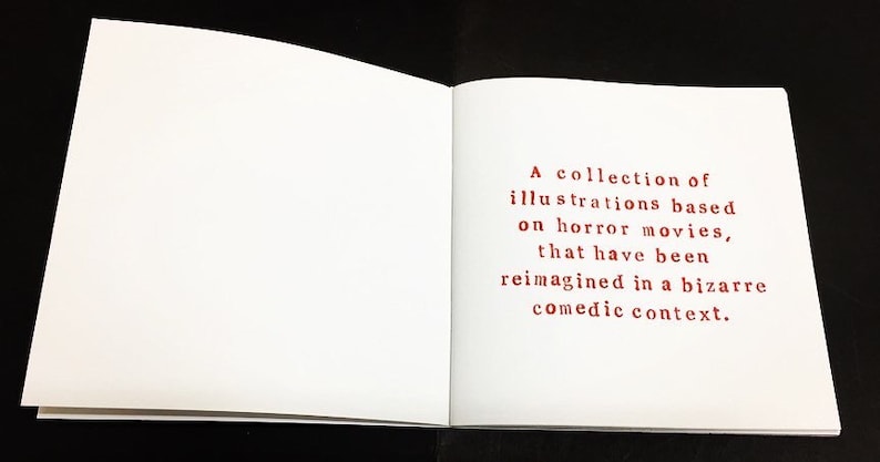 Haha Horrors Book Limited Numbered Edition of 200 Horror / Comedy ...