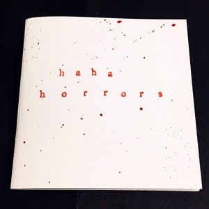 Haha Horrors Book Limited Numbered Edition of 200 Horror / Comedy ...