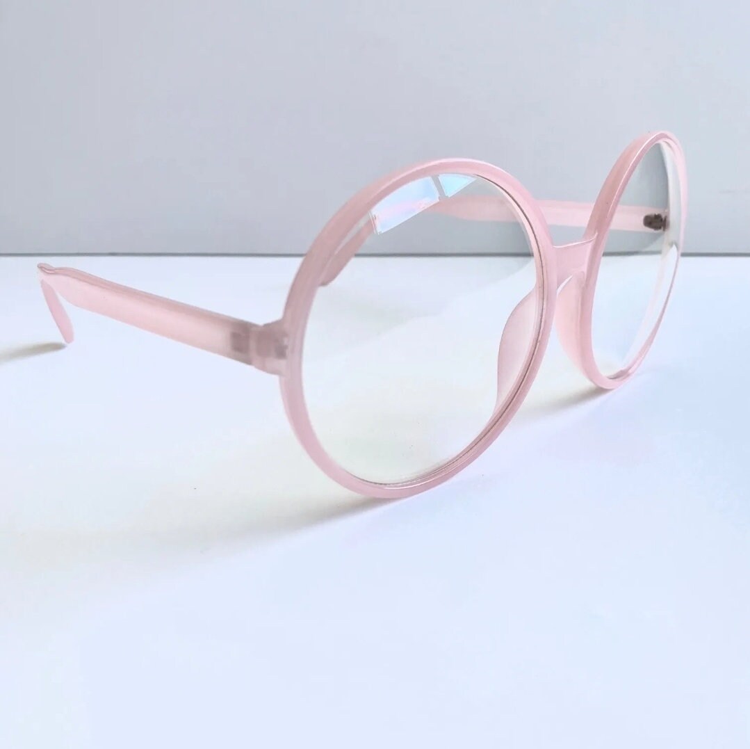 Vintage Round Glasses for Women Classic Retro Designer Style Brandy ...