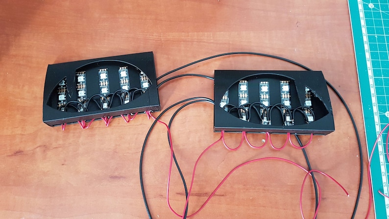 3d Printed Synth Eye Electronics Kit for Synth Makers Two Panels With ...