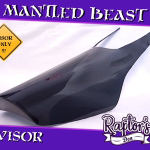 Mantled Beast Visor / !!!VISOR ONLY!!! - Bent Plexi 3mm Strong and ...