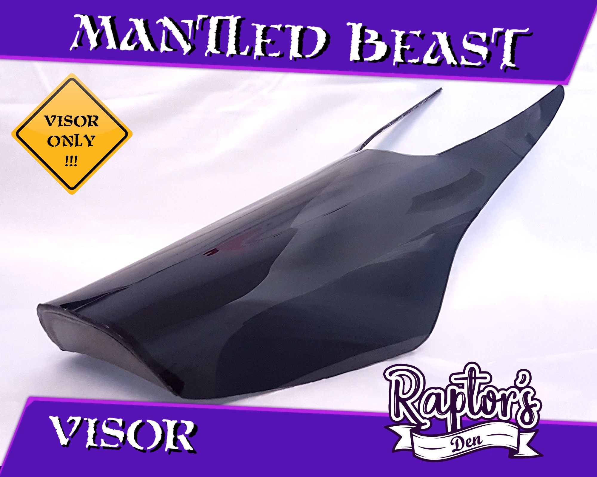 Mantled Beast Visor / !!!VISOR ONLY!!! - Bent Plexi 3mm Strong and ...