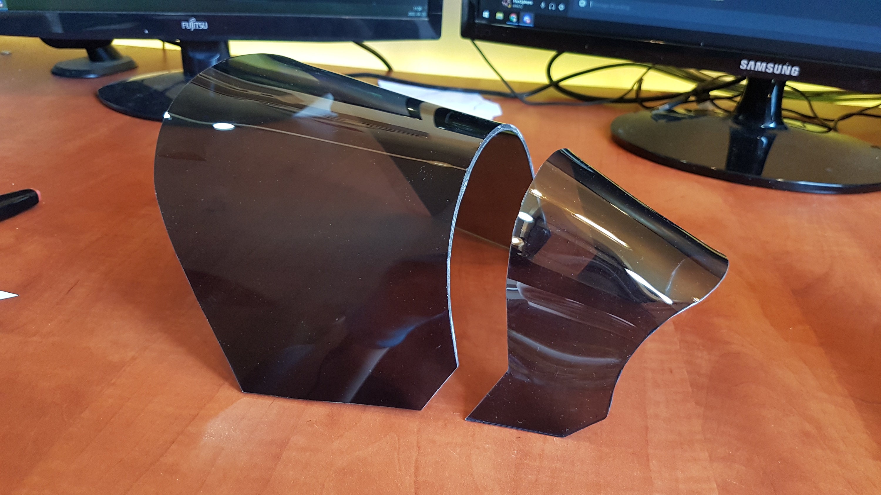 MK6 Synth Visor / !!!VISOR ONLY!!! - Bent Plexi 3mm Strong and Durrable ...