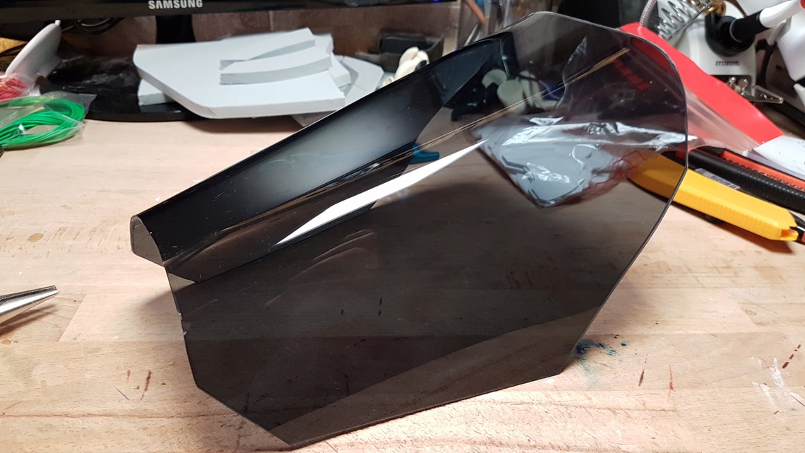 Synth Visor Bent Plexi 3mm Strong and Durrable With a Slight | Etsy