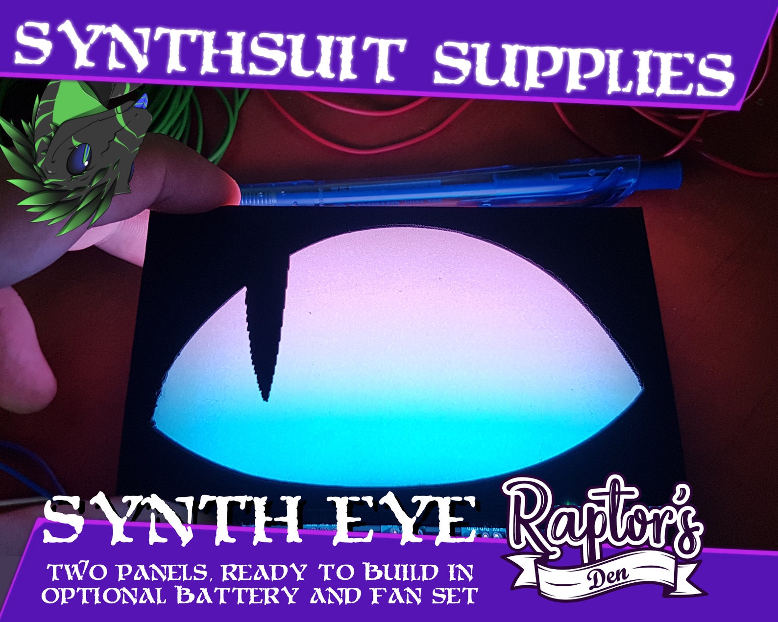 3D Printed Synth Eye Electronics Kit – Arduino Nano, Optional Fan (EU ...