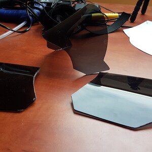 Special Mk4 Synth Visor - !!!VISOR ONLY!!! Bent Plexi 3mm Strong and ...