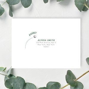 Digital Masters First Birthday Invitations, Golf Birthday Party ...