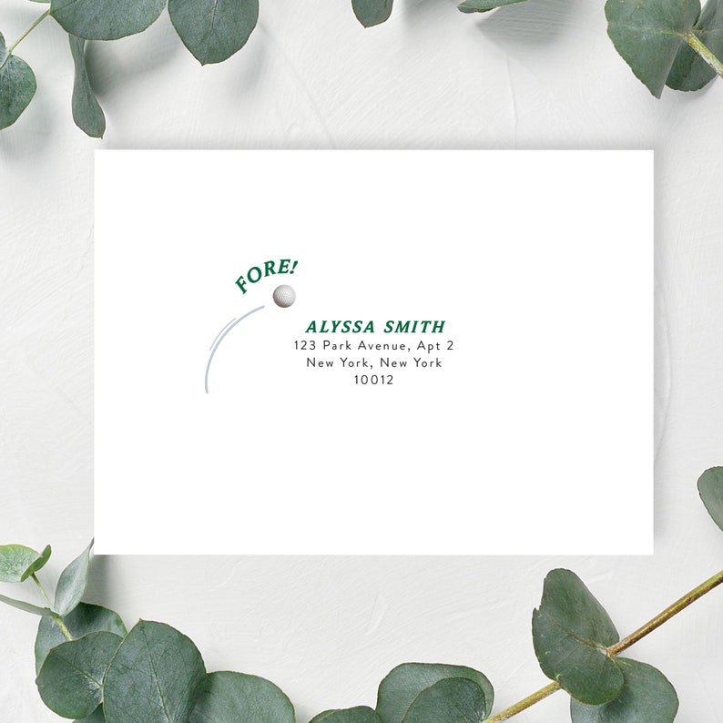 Digital Masters First Birthday Invitations, Golf Birthday Party ...