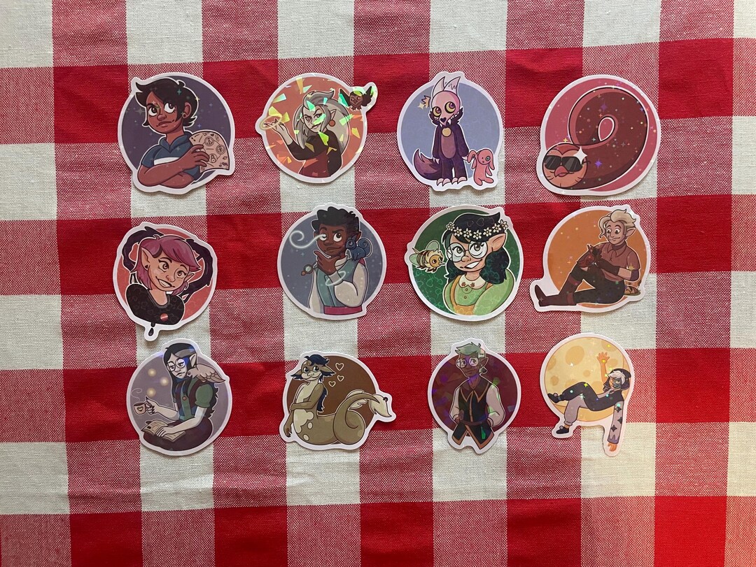The Owl House Holographic Stickers - Etsy
