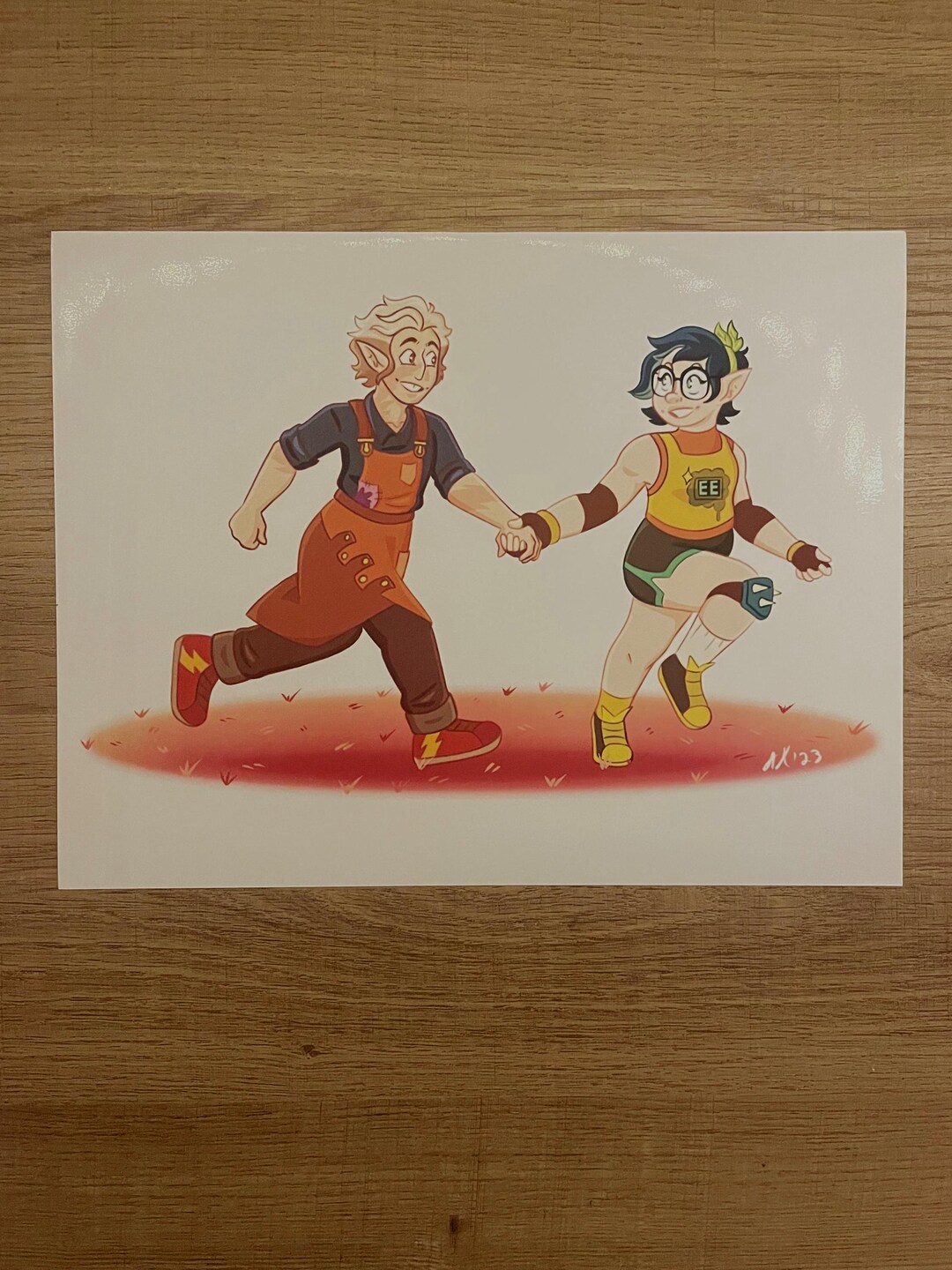 Large Timeskip Huntlow Print - Etsy