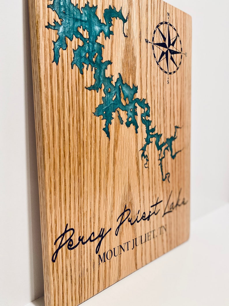 Custom Epoxy River Sign - Etsy