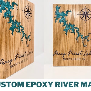Custom Epoxy River Sign - Etsy