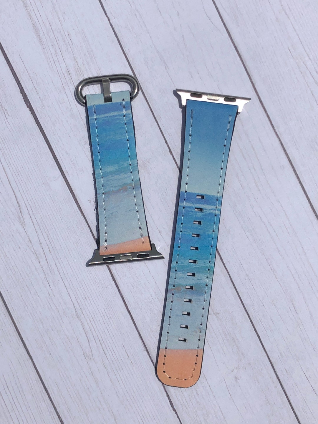 Beach Themed Apple Watch Band Beach Vibe Vacation - Etsy