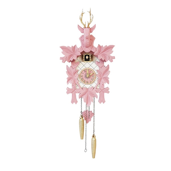 Pink Cuckoo Clock - Etsy
