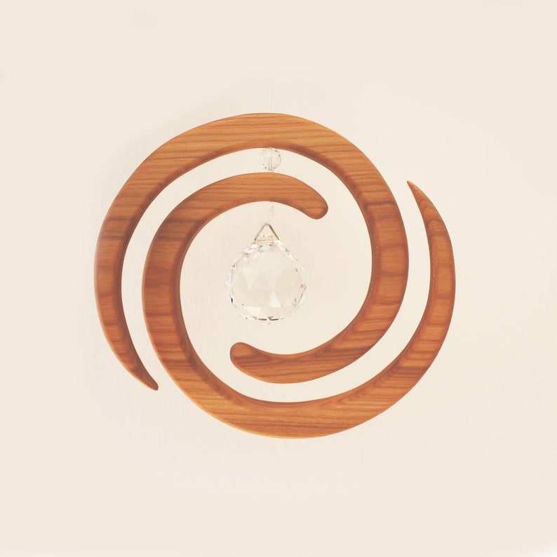 Stained-glass wooden helix large ball 50 mm | Etsy