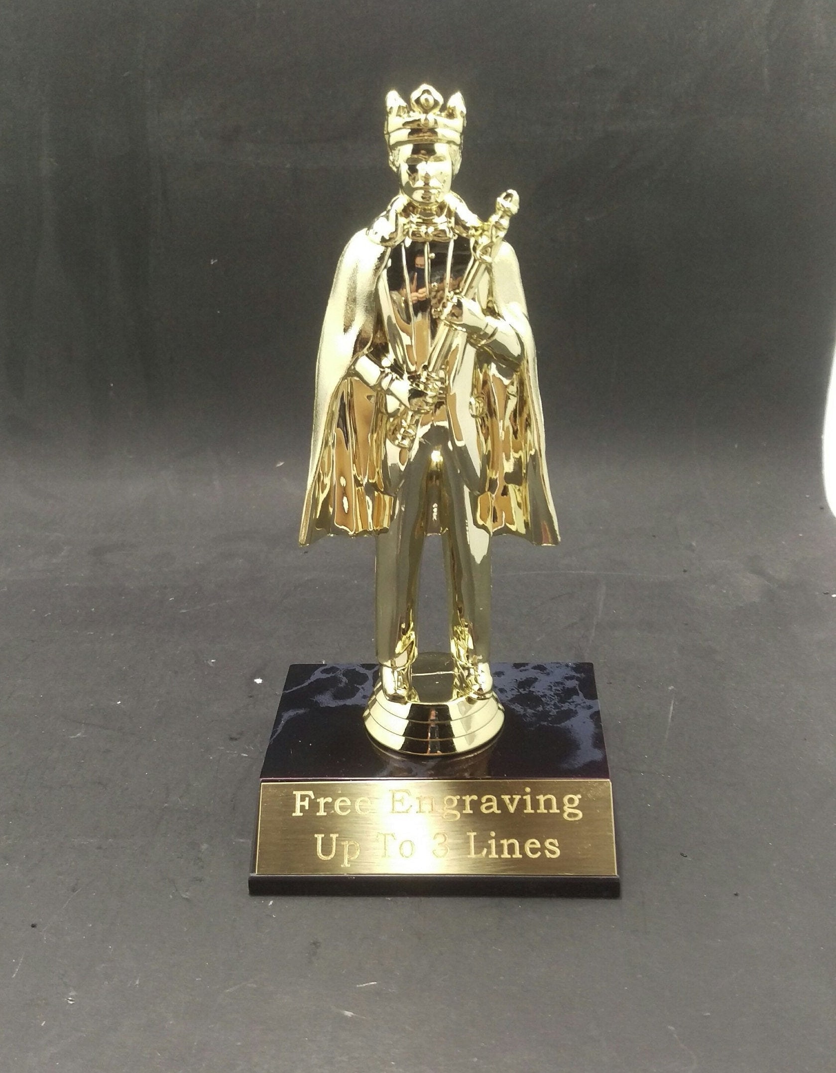 Prom King or Prom Queen Trophy. Beauty Pageant Award. Free Custom ...