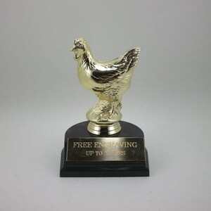 BBQ Cookout Trophy Award. Pig or Chicken. Free Engraving. - Etsy