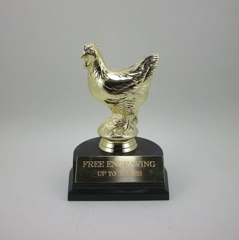BBQ Cookout Trophy Award. Pig, Hog or Chicken, Bird. Free Engraving. - Etsy