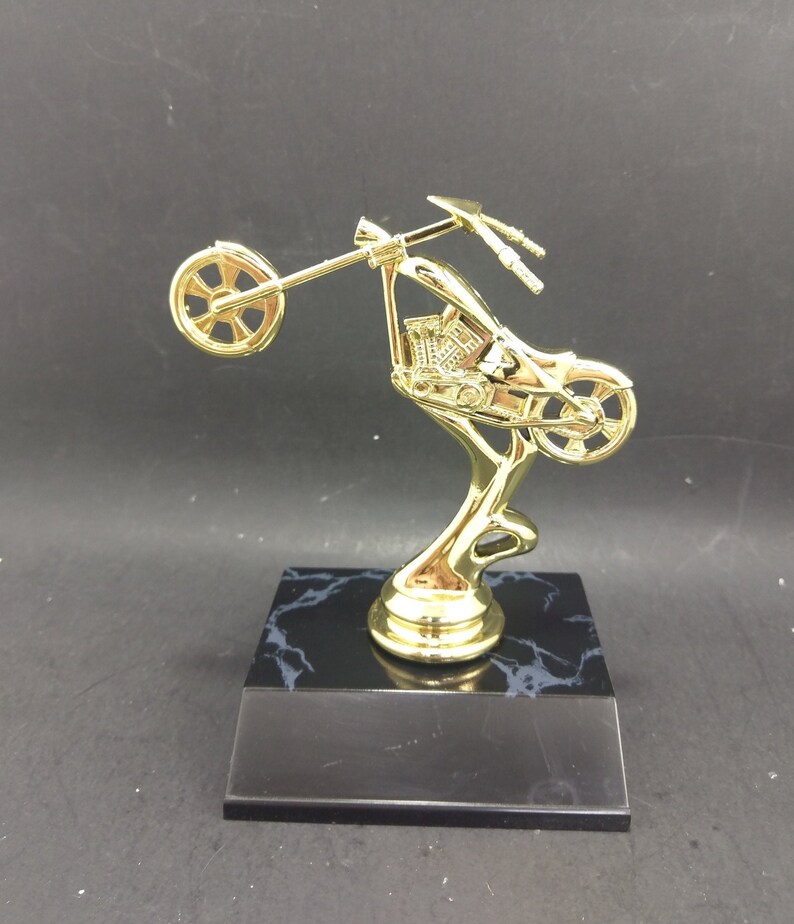 Motorcycle Award. Chopper Trophy . Free Engraving. | Etsy