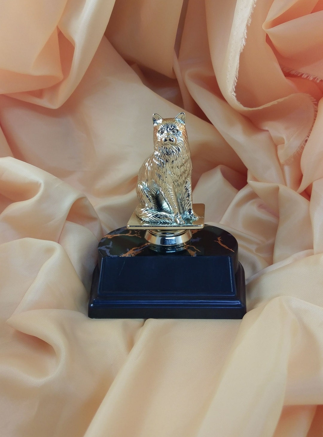 Cat Trophy, Kitten, Pussycat Award. Free Custom Engraving. - Etsy