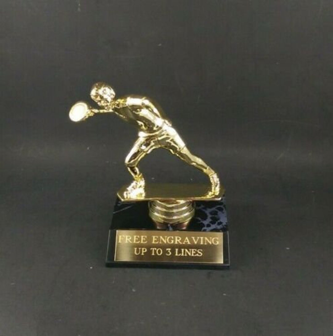 Frisbee, Disc Golf Trophy Award. Free Custom Engraving. - Etsy