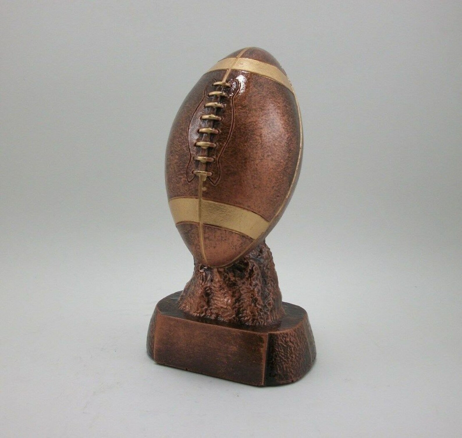Bronze Football Trophy. Fantasy Football League. FFL. Free Engraving ...