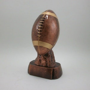 Bronze Resin Football Trophy. Fantasy Football League. Free Engraving ...