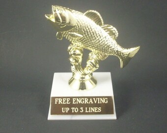 Fishing Award Trophy Chubb Fish Personalised Engraving - Etsy