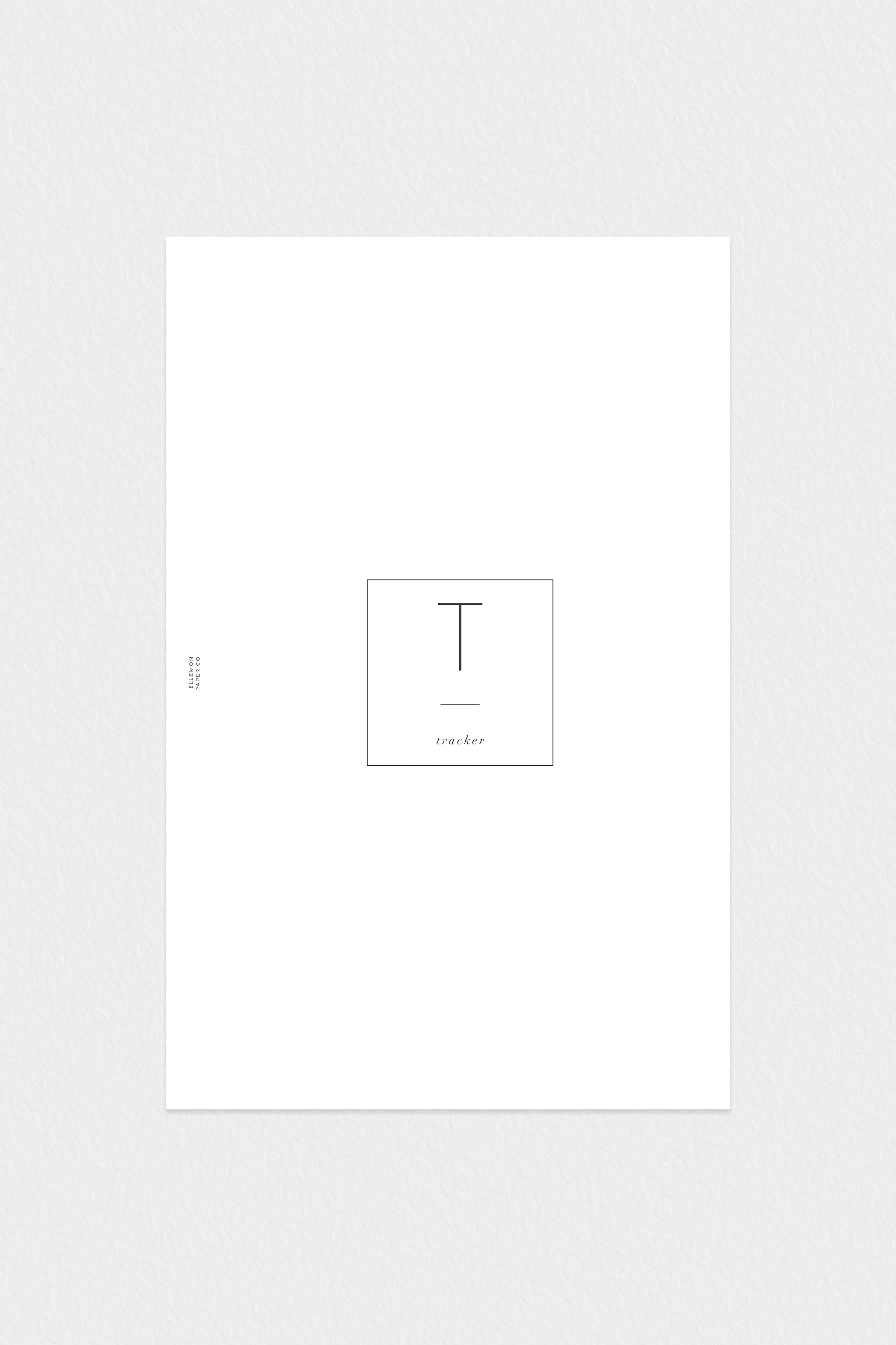 PRINTABLE Half Letter 31-day Tracker - Etsy