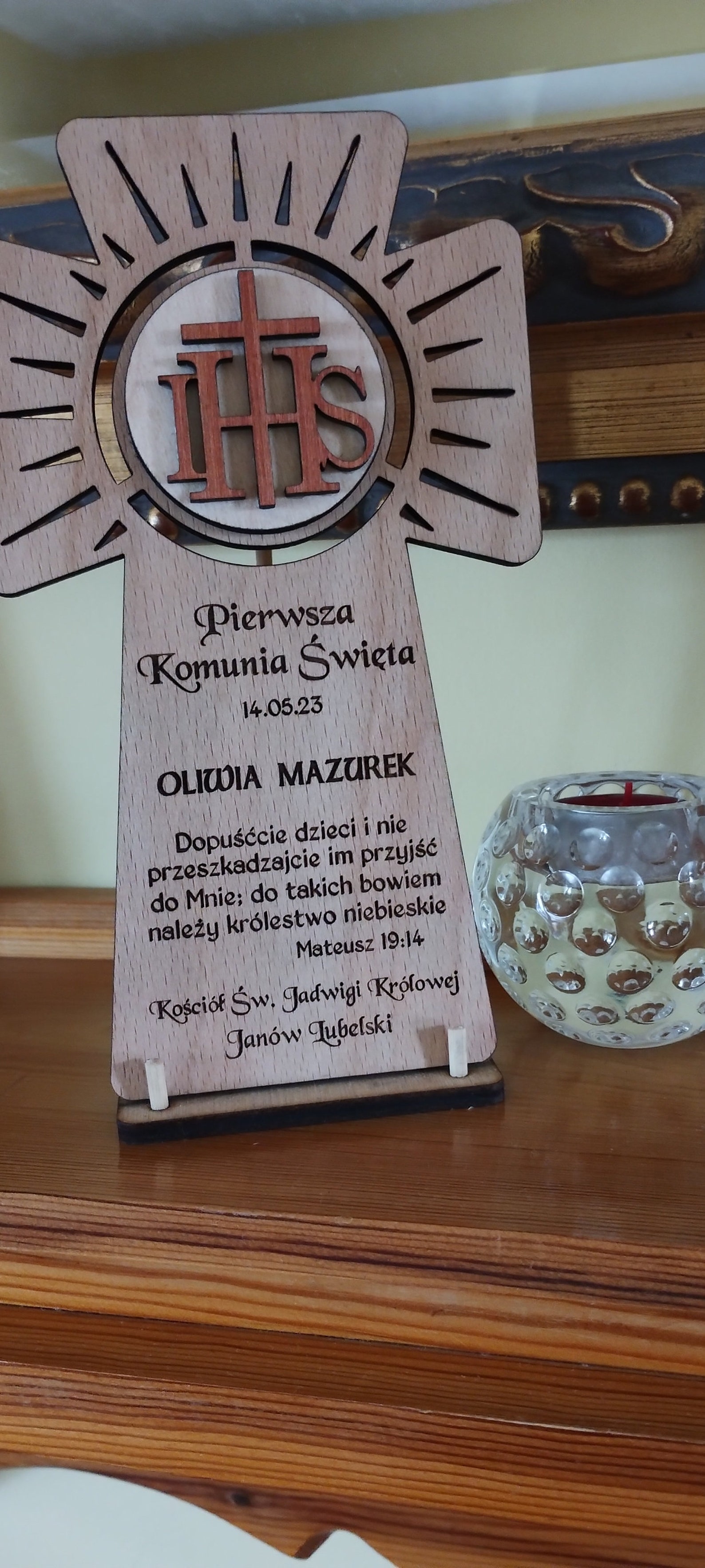 First Holy Communion, Baptism, Pierwsza Komunia, Pamiątka Chrztu, Holy ...