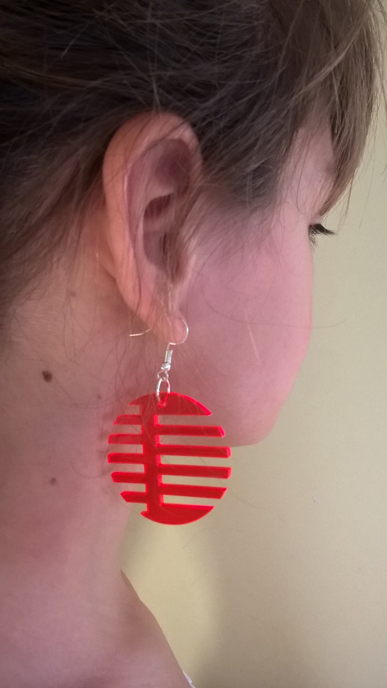 Funky Earrings Industrial Style Modern - Etsy